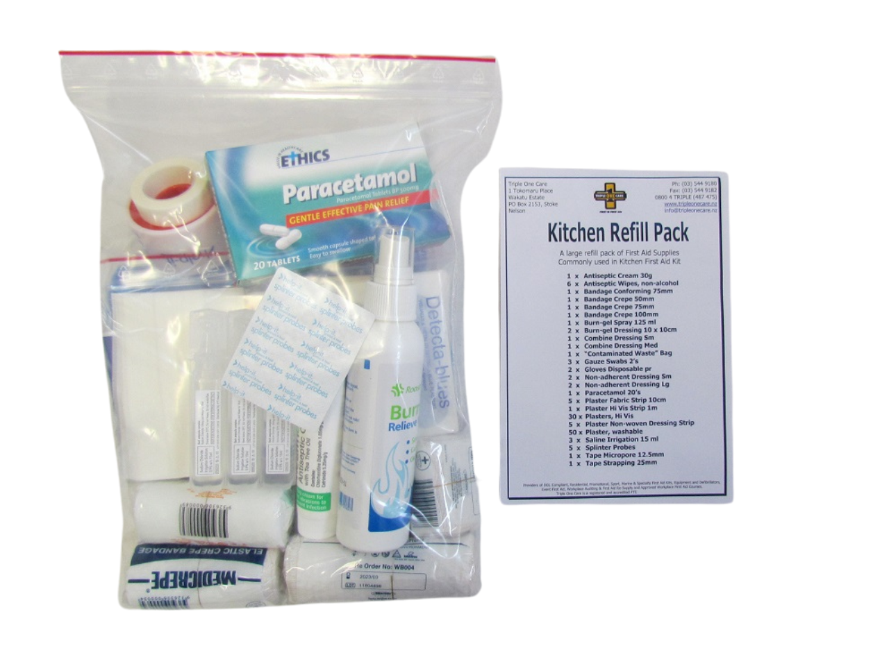 First in First Aid Kits & Supplies — Triple One Care